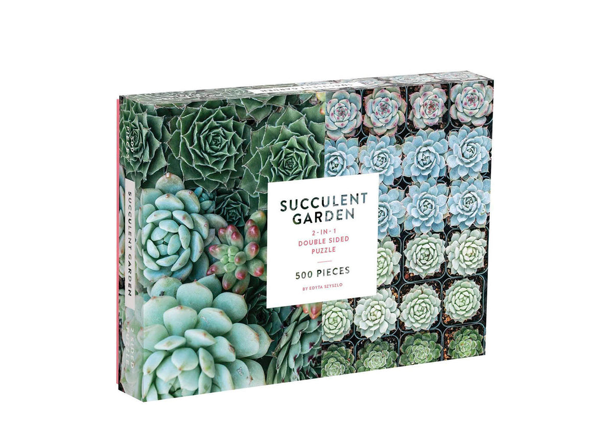 Succulent Garden Double Sided 500 Piece Jigsaw Puzzle – Nevada Museum ...